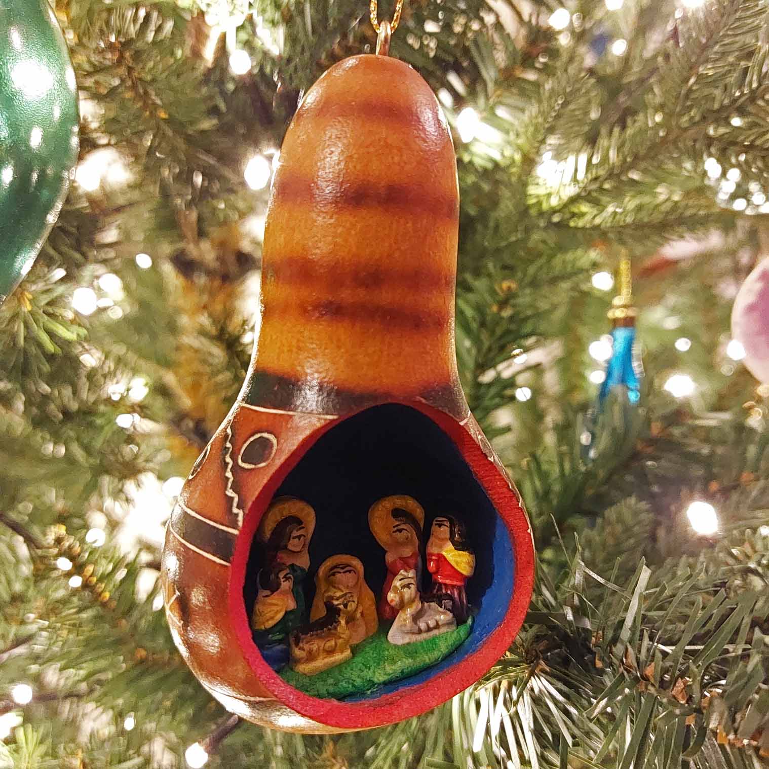Peru nativity in gourd 4 – St Clare's